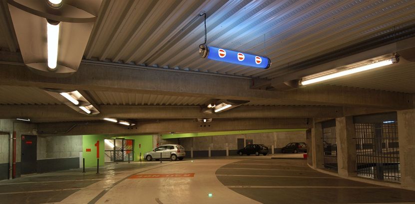 Eclairage du parking Q-Park de Chavanelle - Sammode